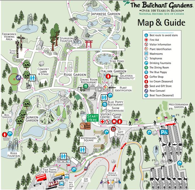 5C's Que Pasa » Butchart Gardens vs. Bush Art Gardens